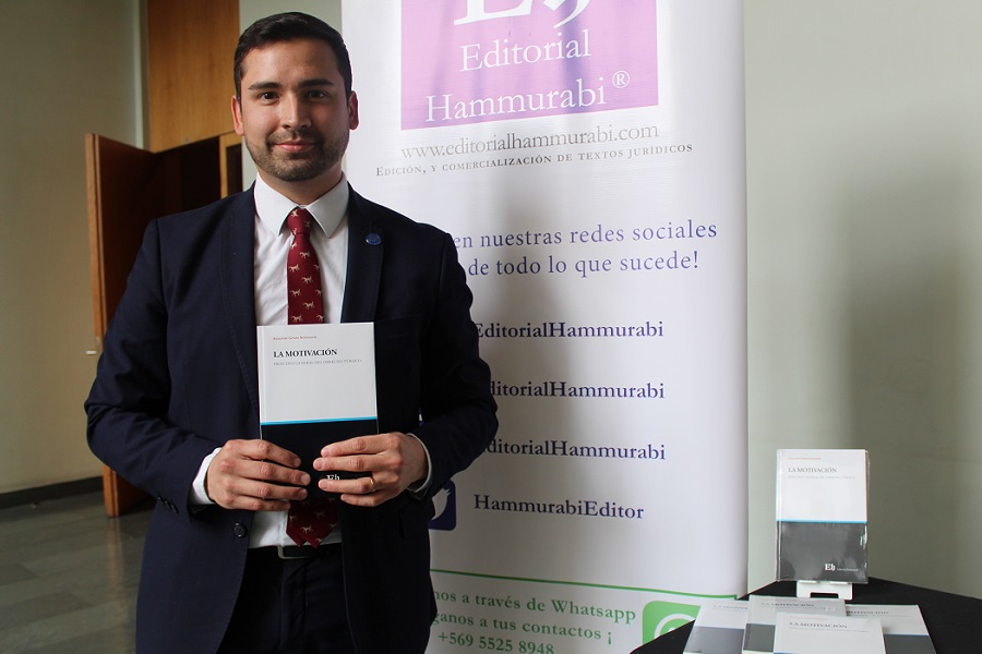 Académico USS lanza libro sobre motivación y derecho público